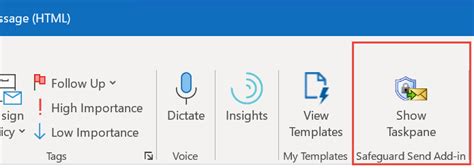 Safeguard Send Outlook Add In Get An External Email Warning