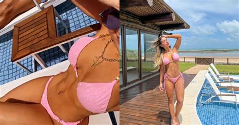Virgínia Fonseca mostra barriga trincada em foto de biquíni Purepeople