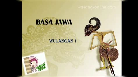 Pembelajaran Bahasa Jawa Kelas 2 SD Wulangan 1 YouTube
