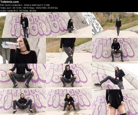 Quinn Lindemann What A Relief Pissing In Public HD 2019 Extreme