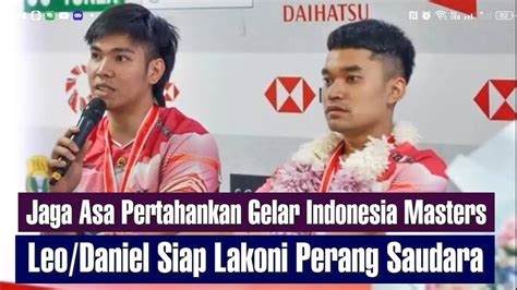 Jaga Asa Pertahan Kan Gelar Leo Daniel Siap Perang Saudara Versus