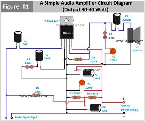 Simple Audio Amplifier Circuit Diagrams