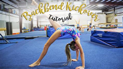 Gymnastics Back Bend Kickover Tutorial Kaia SGG YouTube