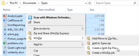kb corel split zip files and how to create them