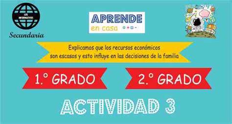 Act03 1 SECUNDARIA Explicamos que los recursos económicos son