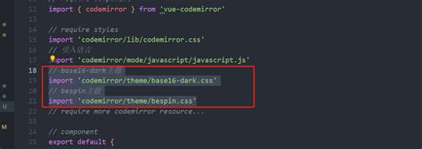 vue代码编辑器vue codemirror的简单使用更改样式和切换主题等 vue js 1024小神 vue