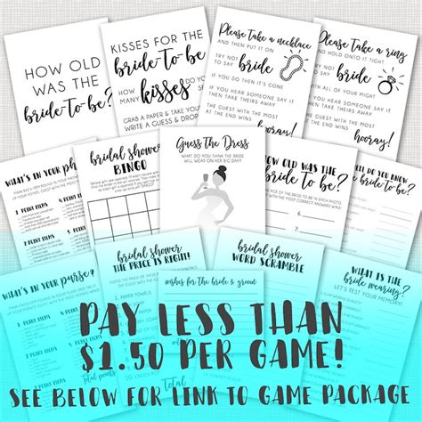 Don T Say Bride Ring Game Printable Bridal Shower Games Etsy