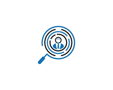 Job Finder Logo Design Job Agency Logo Template Concept Vector