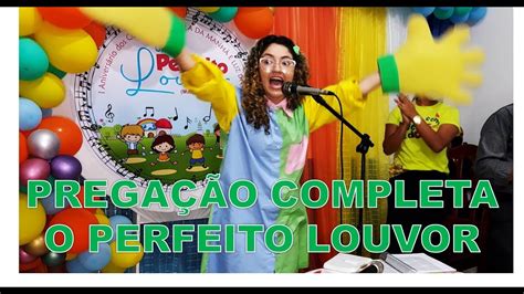 Pregação infantil O perfeito louvor Davi e Saul Tia Nathalia