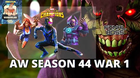 Alliance War Season War Kindred Final Boss Mcoc Youtube