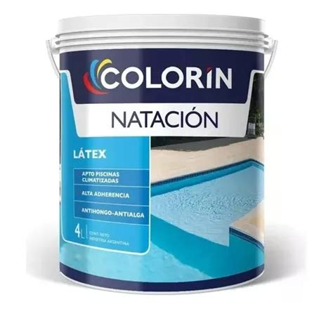 Pintura Para Piletas Piscinas Color N Al Agua Litros Azul Mercadolibre