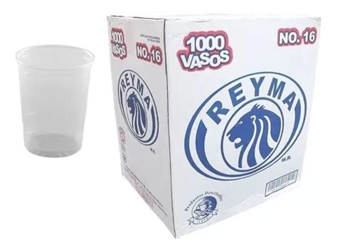Vasos Desechables Transparentes Reyma Ancho Pz