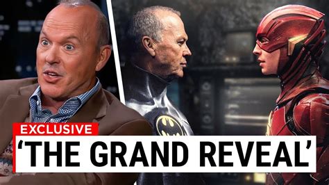 Michael Keaton S UNMASKED Batman In The Flash YouTube
