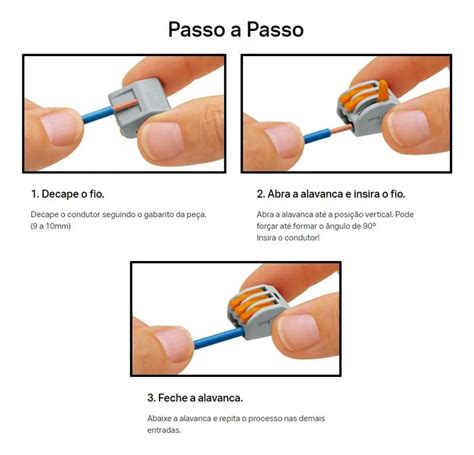 MB 100 Conector Emenda Isolante Derivação Sem Solda 5 Vias Essência