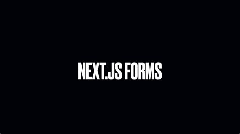 Creando Formularios En Next Js Con React Hook Form Zod Y Server