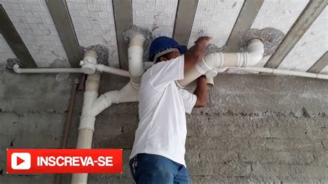 Fazendo O Esgoto Embaixo Da Laje Passo A Passo YouTube