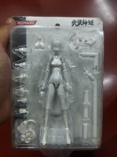 Konami MMS Busou Shinki Naked Body Figure White Color Hobbies Toys