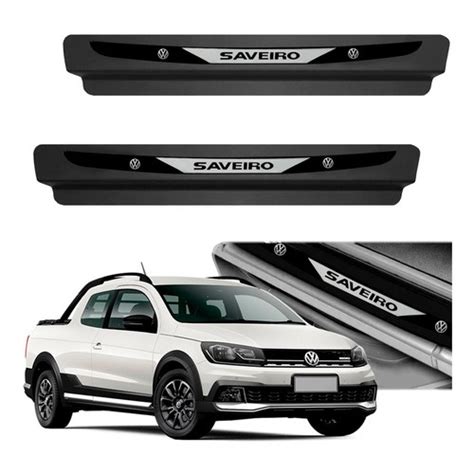 Soleira Protetor Porta Plus Volkswagen Saveiro G2 G3 G4 G5 G6 G7 G8