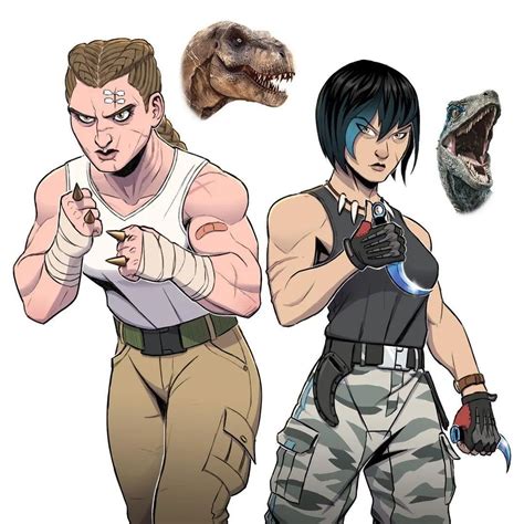 Jurassic World Dinosaurs Jurassic Park World Cartoon Characters As Humans Fantasy Characters