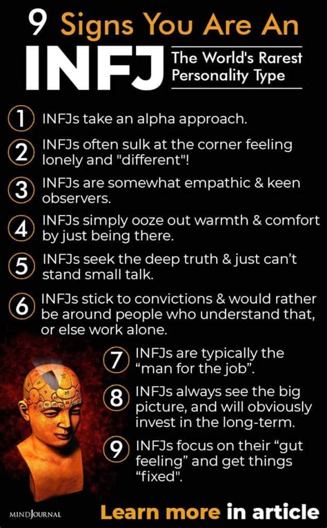 Advocate Personality Type Infj Personality Facts Rarest Personality