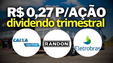 Cxse Dividendos Trimestrais Bom Rapt Pre O Justo Elet Aviso Para