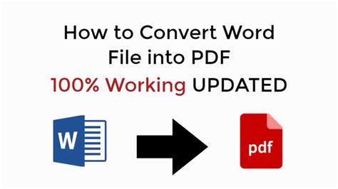 how to convert word file into pdf without software 100 working youtube