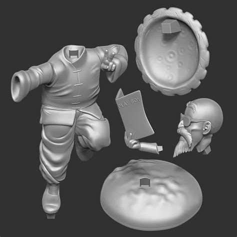 CO3D Master Roshi Dragon Ball Fanart