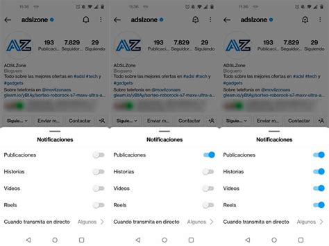 Activación de notificaciones de Instagram configuración y tipos