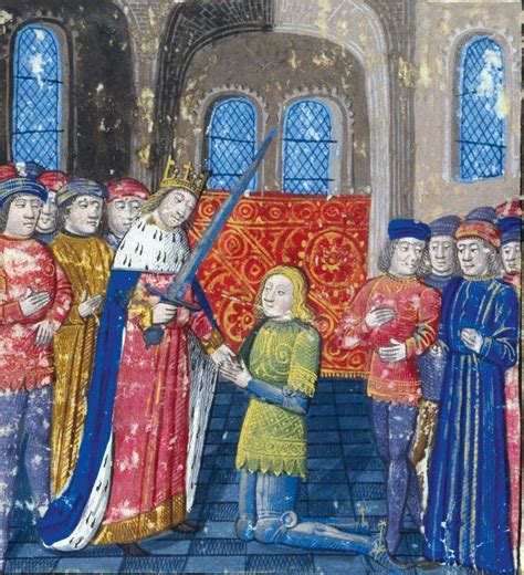 Chevalier Du Moyen Age Enluminure Manuscrit Ancien Bible Maciejowski