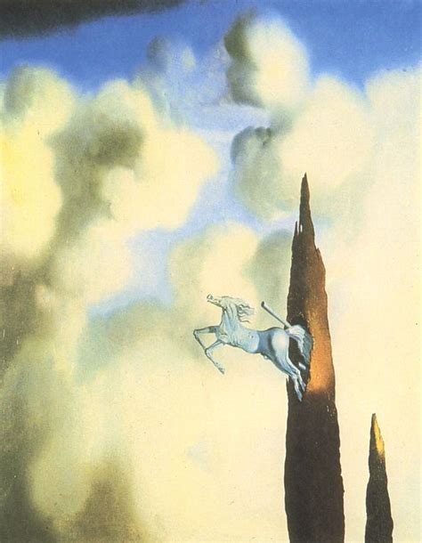 Morning Ossification Of The Cypress Via Salvador Dali 66x82 Cm Oil On