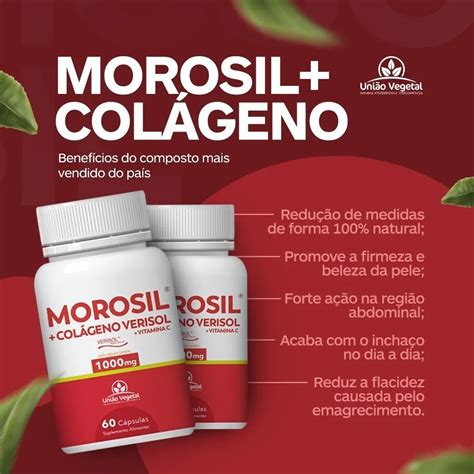 Morosil Colageno Verisol Vitamina C Original Galena Frete Gr Tis