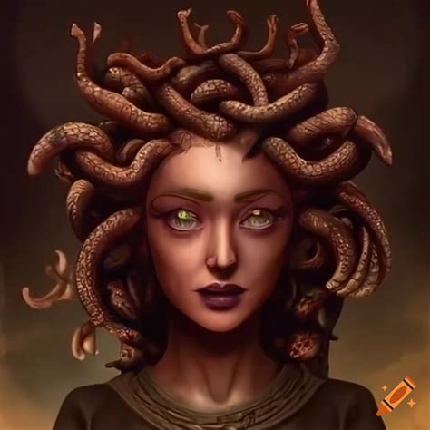 Medusa mitología griega on Craiyon
