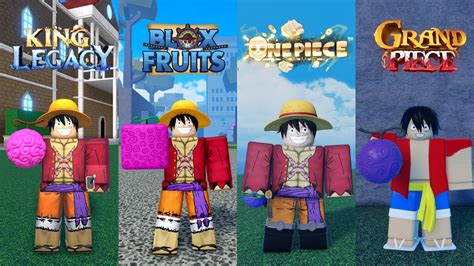 Becoming Luffy In Every One Piece Game Roblox Youtube