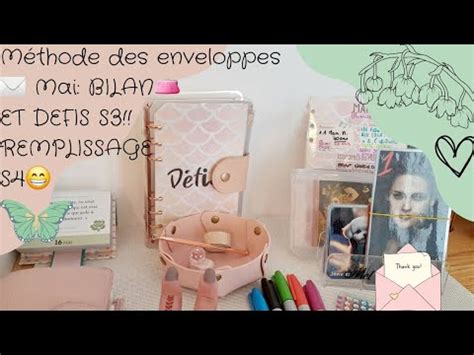 METHODES DES ENVELOPPES BILAN ET DEFIS MAI S3 REMPLISSAGE S4