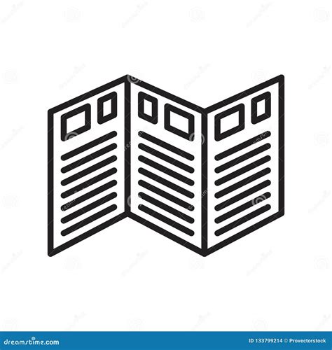 Vector Del Icono Del Prospecto Aislado En El Fondo Blanco Muestra Del