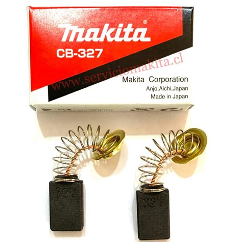 Carbón Makita CB 327 195003 8 Servicio Makita