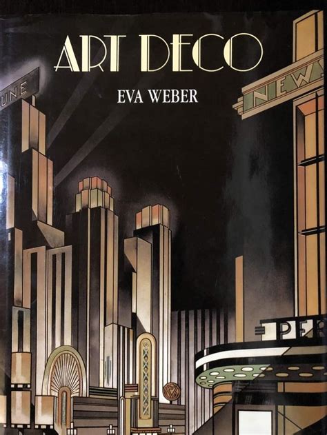 An Advertisement For Art Deco In The Early Th Century Featuring