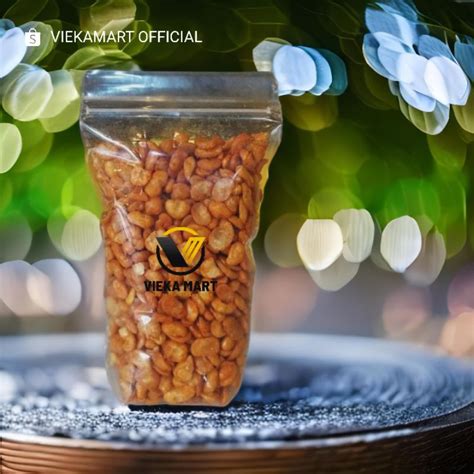 Jual Snack Cemilan Kacang Koro Kupas Balado Pedas 250g Shopee Indonesia