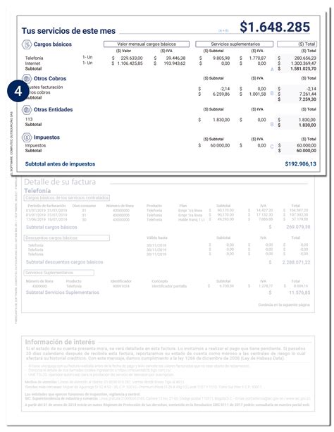 Conozca El Resumen De Su Factura Tigo Empresas Tigo CO