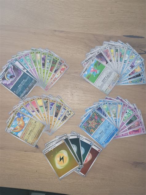 Lot 69 Cartes Pokemon Holo Reverse EV3 5 151 Fr Neuf Mint Sans Doubles