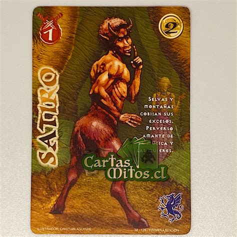 38 126 Satiro Mitos Y Leyendas El Reto Cartas Mitos