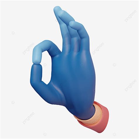 Hand Gesture 3d Vector 3d Hand Gesture Icon Collection Isolated Design