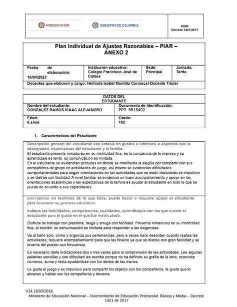 Documento Anexo 2 DEL PIAR 102 2023 1 Características del