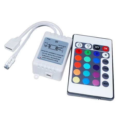 Controlador Para Fita LED RGB 24 Teclas Controle Remoto 12V CFL