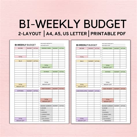Budget Planner Template Free Lanie Mirelle