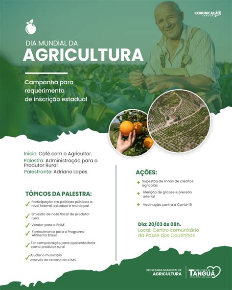 Dia Mundial Da AGRICULTURA Prefeitura De Tangua