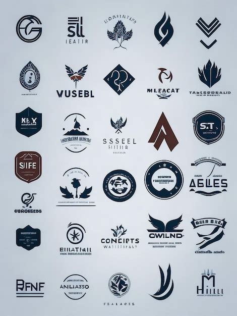 Conjunto de logotipos coleção de ideias de marcas modernas e criativas