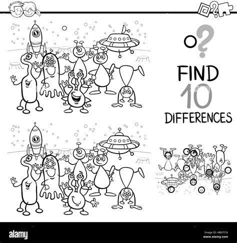 Encuentra Las Diferencias Y Colorea En Formas Geometricas Plantilla