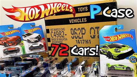 Unboxing Hot Wheels 2017 P Case 72 Car Assortment YouTube