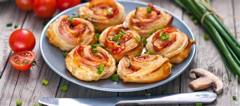 Blätterteig Käse Schinken Schnecken Heidetrends